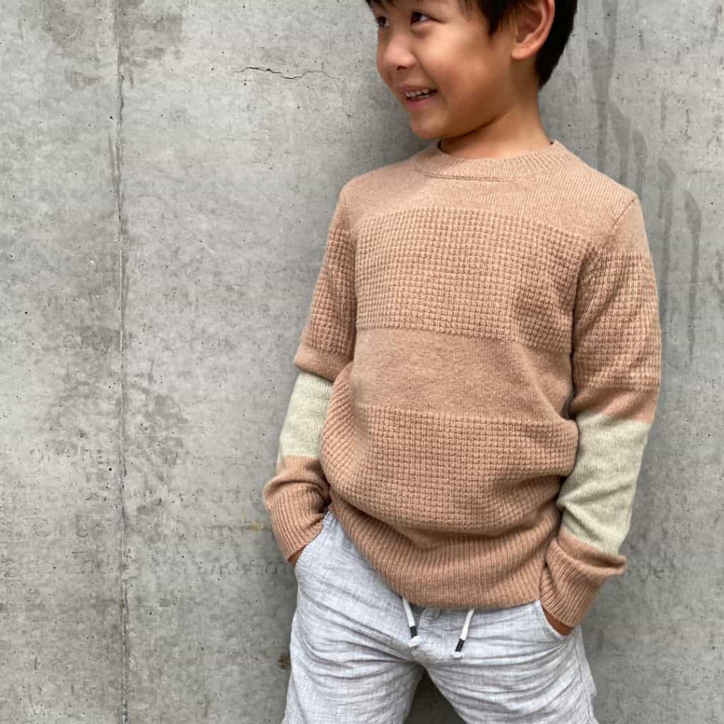 Kids Wool Waffle Knit – Clay & Moss (2–12Y)|100% Merino & Made to Last ...